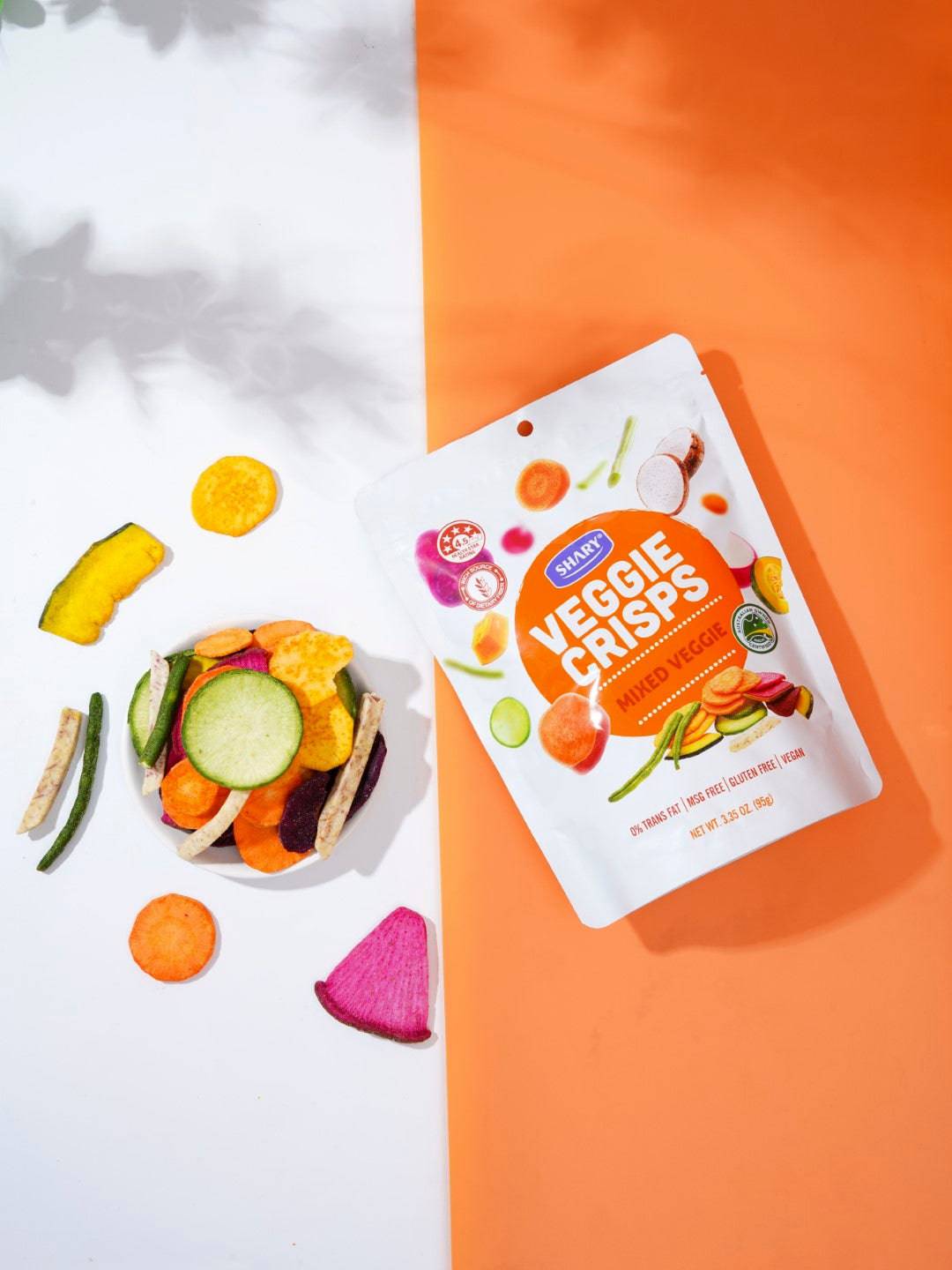 Veggie Chips - Mixed Veggie Crisps Snack from Shary