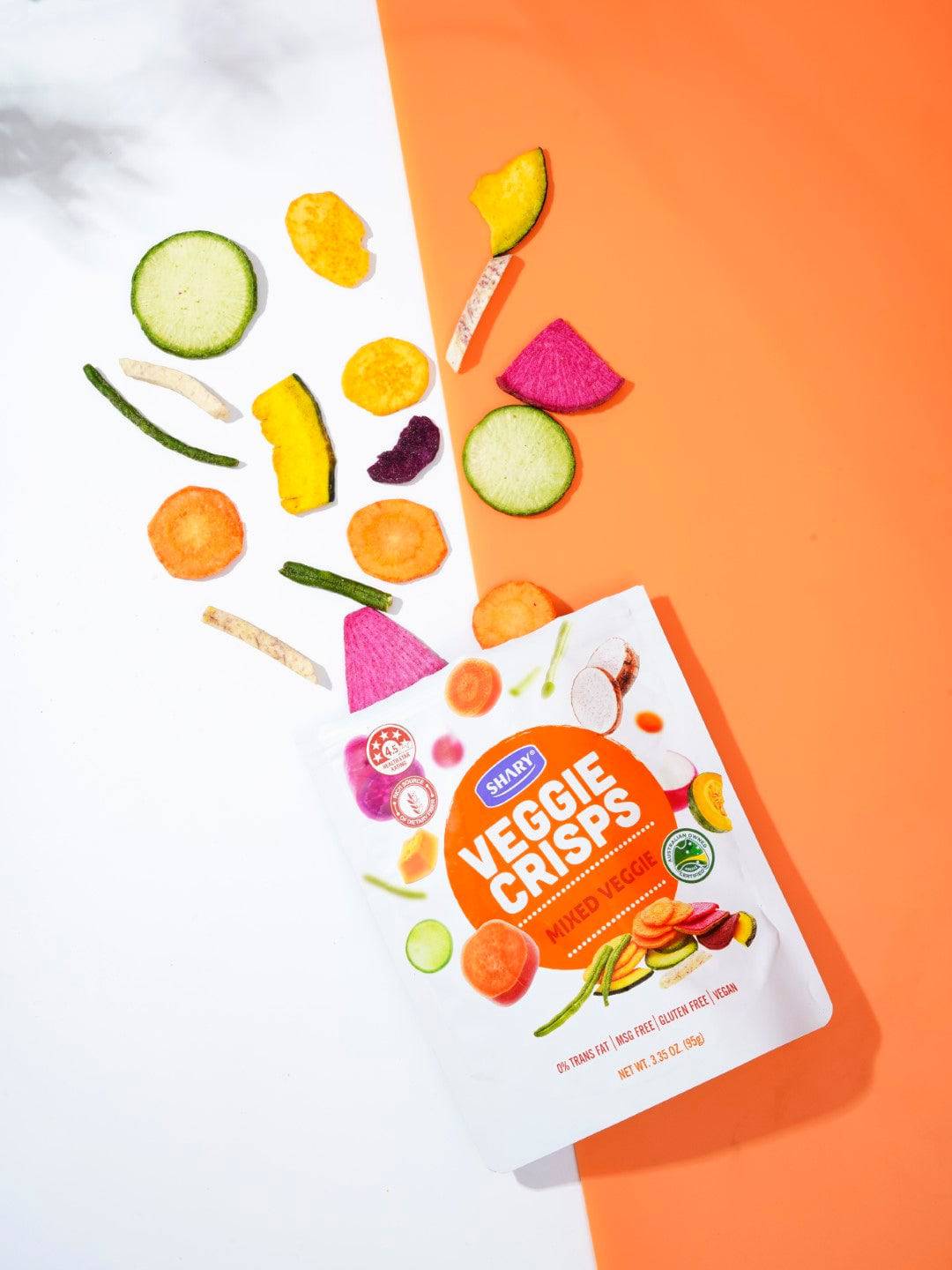 Veggie Chips - Mixed Veggie Crisps Snack from Shary